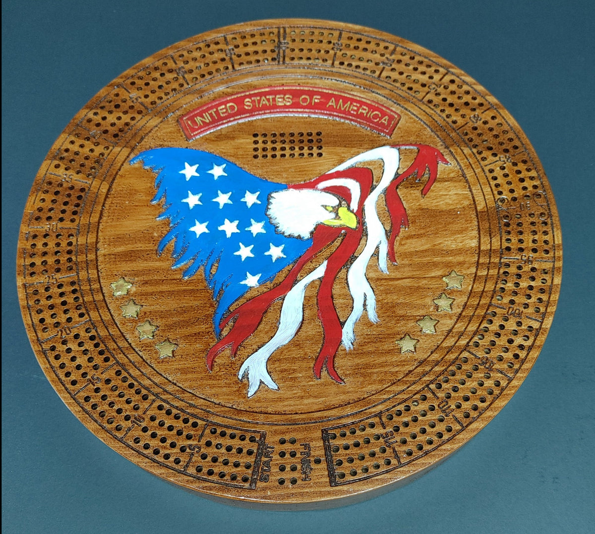 11" Round - 4 Track Cribbage Boards – Susie's Archery