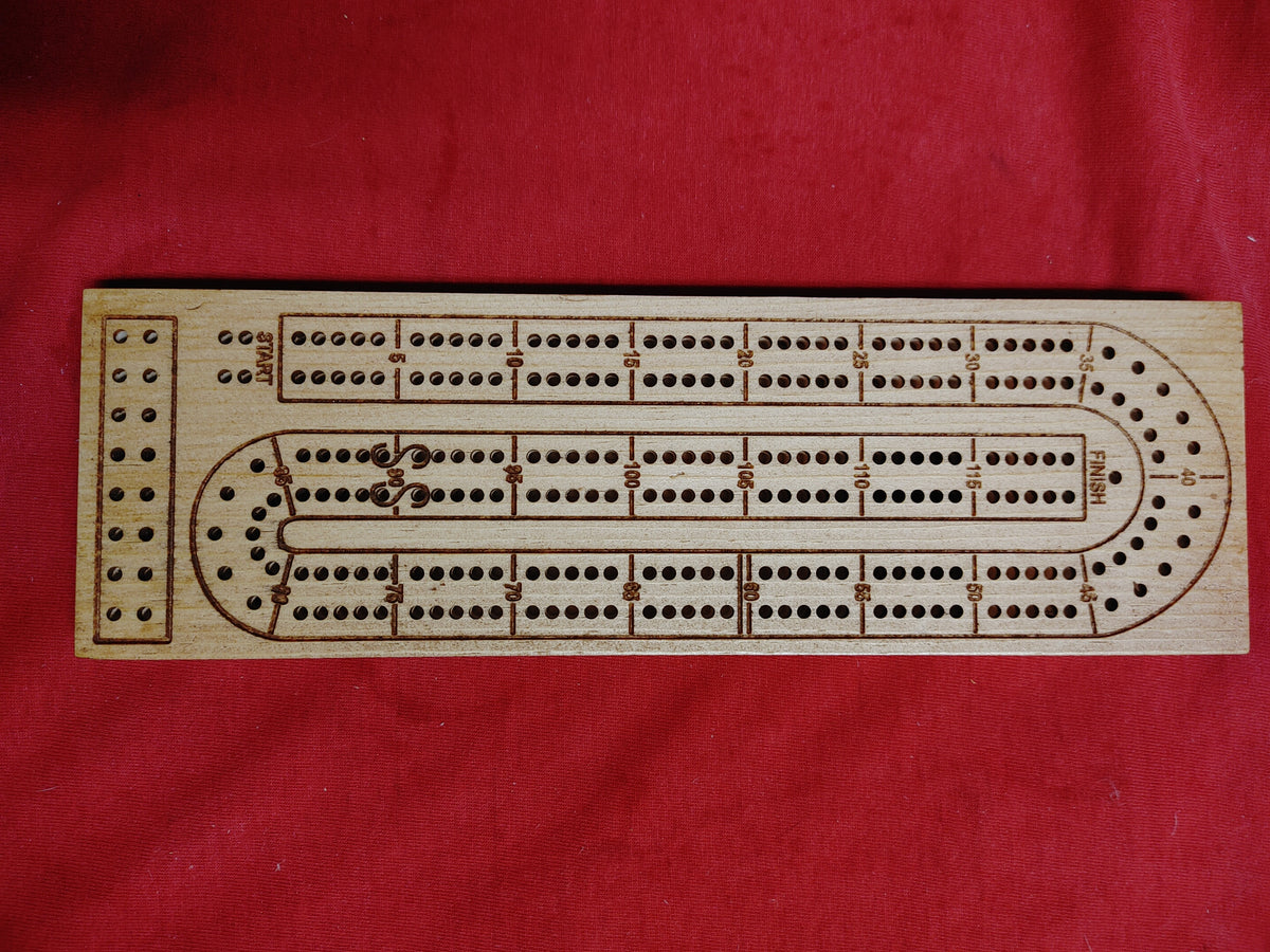 3.5" x 10" Basic Cribbage Board – Susie's Archery