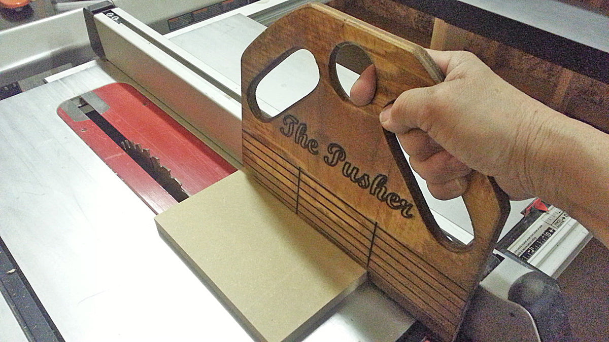 Table Saw Pusher – Susie's Archery